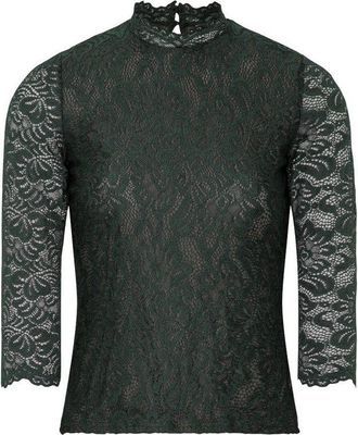 Spieth & Wensky Trachtenshirt Blusenshirt - AMBERG - altrosa, dunkelgr&uuml;n
