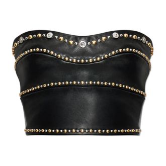 Versace Damen, Oberteile, Schwarzk, 2XSGr&ouml;&szlig;e