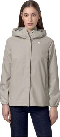 K-Way Femme, Vestes, Beige, Taille: 40 FR La Marguerite Stretch Dot