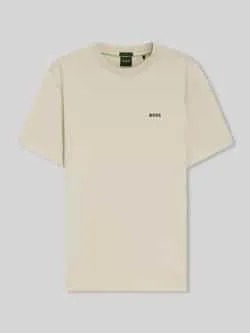HUGO BOSS Regular Fit T-Shirt aus Baumwoll-Mix