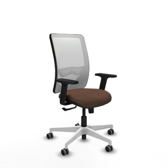 Piqueras y Crespo 8H B&uuml;rostuhl Zulema mit 2D-Armlehnen, h&ouml;henverstellbare Lendenwirbelst&uuml;tze, ausgestattet mit 3 Positionen und Schneidschaum, mit Rollen von 65 mm, Par