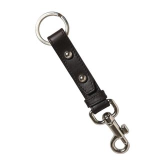 Dolce & Gabbana Leder-Schl&uuml;sselanh&auml;nger mit Logo-Detail - - Accessories - Damen - Schwarzk - ONE SIZE