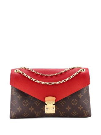 Louis Vuitton Pallas Chain Monogram Canvas and Calfskin shoulder bag - Marron