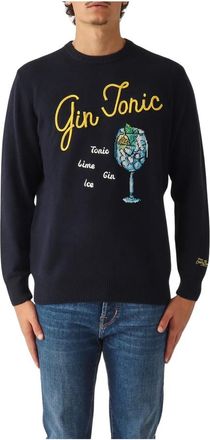 MC2 Saint Barth Homme, Pulls, Bleu, Taille: S Pulls &agrave; col rond