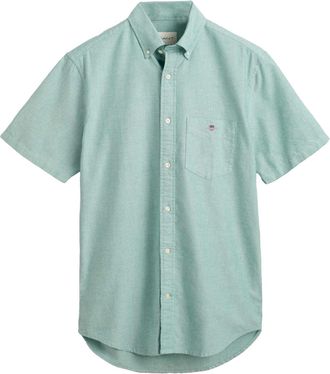 GANT Hemd f&uuml;r Herren, Regul&auml;r, kurz&auml;rmlig (Petrol)