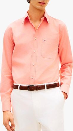 Tommy Hilfiger Chemise slim l&eacute;ger en coton m&eacute;lang&eacute;