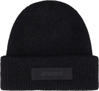 Jacquemus Femme, Accessoires, Noir, Taille: ONE Size Le Bonnet Gros Grain