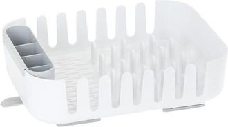 Vigar Vigar Rengo Abtropfgestell für Küchengeschirr mit Abflusssystem, Kunststoff, Weiß, 38.5x29x10.5