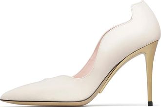 Loriblu Femme, Chaussures, Blanc, Taille: 38 EU Escarpin &agrave; talon sculptural