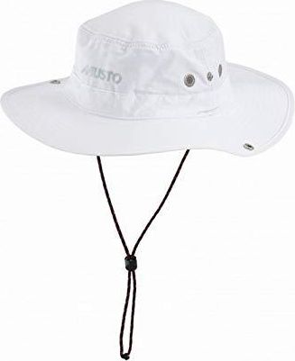 Musto Rapide à Dry Larges Bords Chapeau en Blanc - UV Protection Solaire et SPF Propriétés - Unisexe