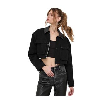 Miss Sixty Femme, Vestes, Noir, Taille: 40 FR Veste en jean