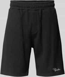 Pegador Shorts mit Logo-Stitching und elastischem Bund