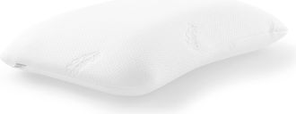 Tempur Symphony Schlafkissen Memory Foam, ergonomisches Nackenstützkissen für Rücken- und Seitenschläfer, Liegefühl fest, M (63 x 43 x 12.5 cm), Weiß