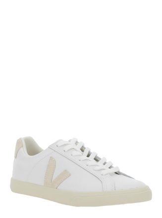 Veja Unisex Low Sneakers Esplar White Leather Trainers