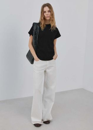 Mango T-shirt coton manches courtes noir - Femme - XXS - MANGO