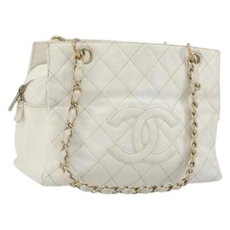 Chanel Pre-owned Vintage Schultertasche - - Pre-owned - Damen - Wei&szlig; - ONE SIZE