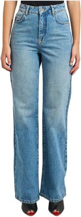 Patrizia Pepe Femme, Jeans, Bleu, Taille: W27 Jean droit taille haute