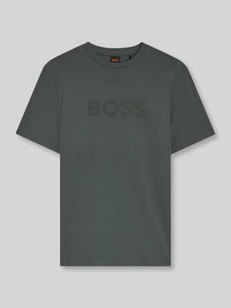 Boss Orange by Hugo Boss Regular Fit T-Shirt aus reiner Baumwolle Modell Te_Logo