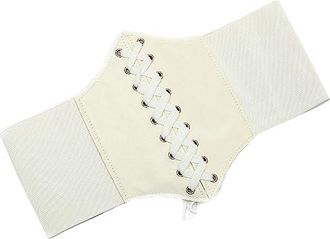 Generic Ceintures Femme - Ceinture &Eacute;l&eacute;gante Extra Large pour Femmes Ceinture Corps Tendance Stretch &Eacute;lastique D&eacute;coration Robe Cour Mode