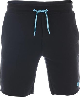 Riverso Herren Sweat Short RIVMax Kurze Sweatshorts Bermuda Sommer Sport Shorts Baumwolle Schwarz XXL, Größe:XXL, Farbe:Black - Turquoise