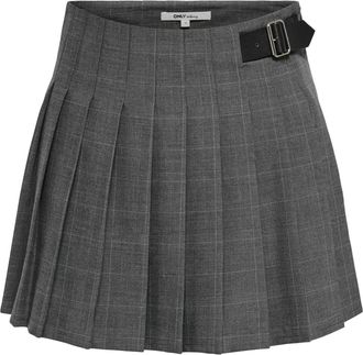 Only Onlcath-Enia Hw Plisse Check Skirt TLR