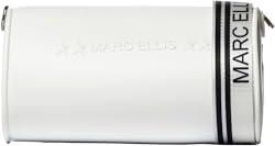 Marc Ellis Marc Ellis New York Sac à bandoulière pour femme Rubber 100% Rubber 24x13x13 cm, Lait et argent, Taille unique