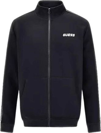 Guess Homme, Sweatshirts et sweats &agrave; capuche, Noir, Taille: XL Z2Yq10Kb3P2 Full Zip SweaT-shirt