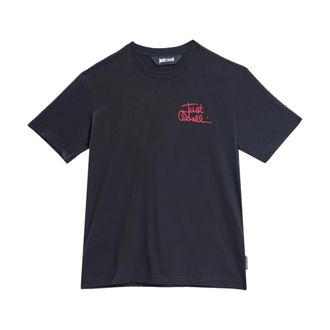 Just Cavalli T-Shirt Firma - - Tops - Herren - Schwarzk - M