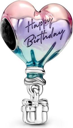 Pandora Charm Geburtstag Heißluftballon Silber Emaille 791501C01