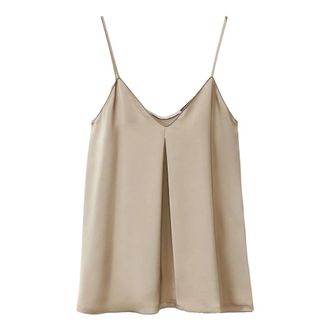 Fabiana Filippi Spaghetti Strap Bustier Top - - Tops - Damen - Beige - S
