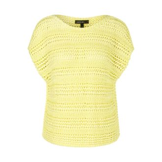 Marc Cain Femme, Pulls, Jaune, Taille: 44 FR Pull Jaune