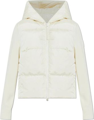 Canada Goose Femme, Pulls, Beige, Taille: 38 FR HyBridge Wide Quilt Knit Hoody