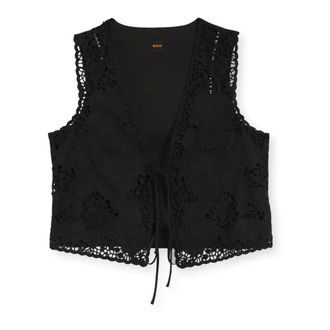 HUGO BOSS Damen, Blusen & Hemden, Schwarzk, LGr&ouml;&szlig;e