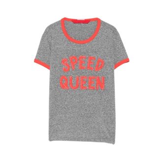 Mother The Boxy Goodie Goodie Ringer - Speed Queen - - Tops - Damen - Grau - M