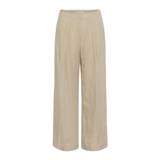 Part Two Femme, Pantalons, Beige, Taille: 44 FR Wide Pantalons