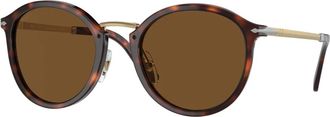 Persol Klassische Sonnenbrille in braunem Schildpattmuster - - Accessories - unisex - Braun - 51 MM