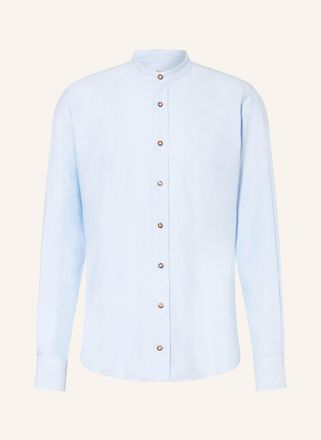 DU4 Trachtenhemd Hansi Slim Fit Mit Stehkragen blau
