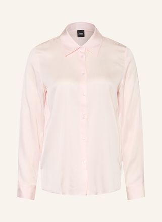 HUGO BOSS Hemdbluse Bonya Aus Seide rosa