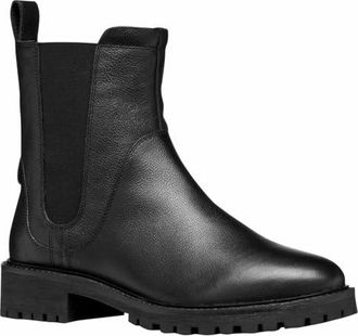 Geox Bottines D HOARA Ankle pour femme, noir, 36,5 UE, Noir, 36.5 EU