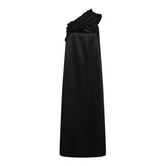 Copenhagen Muse One-Shoulder Maxikleid - - Dresses - Damen - Schwarzk - 2XS