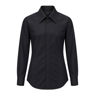 Gucci Seiden-Popeline-Hemd - - Blouses & Shirts - Damen - Schwarzk - L