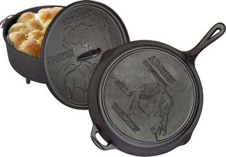 Camp Chef Camp Chef - Feuertopf National Park Set 12 Gusseisen Grilltopf Schmortopf Grill bbq