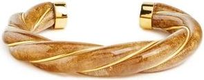 Aur&eacute;lie Bidermann Bracelet Diane r&eacute;sine transparente