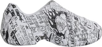 Dolce & Gabbana Wei&szlig;e Schwarze Graffiti Daymaster Sneakers Schuhe