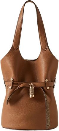 Borbonese Femme, Sacs, Brun, Taille: ONE Size Bucket Bag