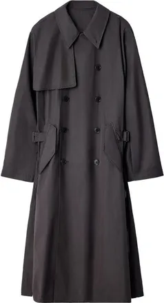 Christophe Lemaire Light Trench Coat In Water-repellent Cotton Gabardine