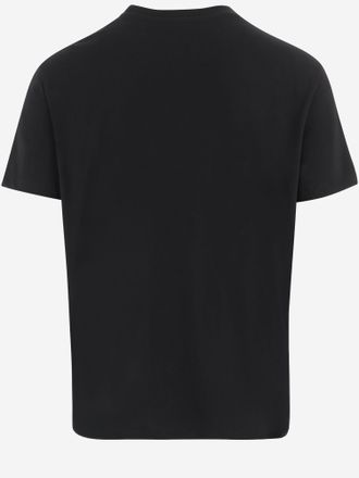 Valentino Mens Cotton T-Shirt Black T-Shirts And Polos