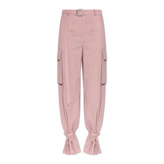 The Attico Femme, Pantalons, Rose, Taille: 36 FR Belted Cargo Pantalons