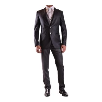Corneliani Elegantes Kleid f&uuml;r Frauen - - Suits - Herren - Grau - S