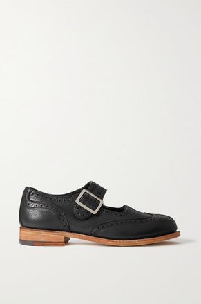Gabriela Hearst Derbies Fa&ccedil;on Babies En Cuir X Trickers - Noir